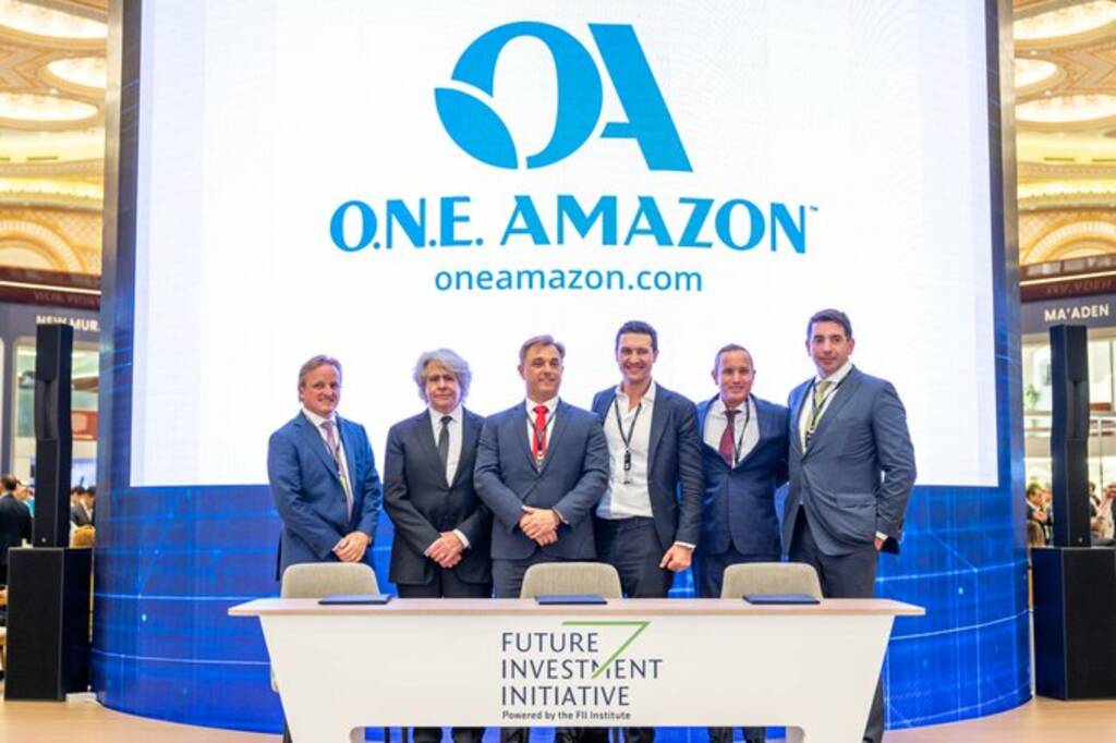 One Amazon unveils sustainable plans during FII7 - Mubasher Info