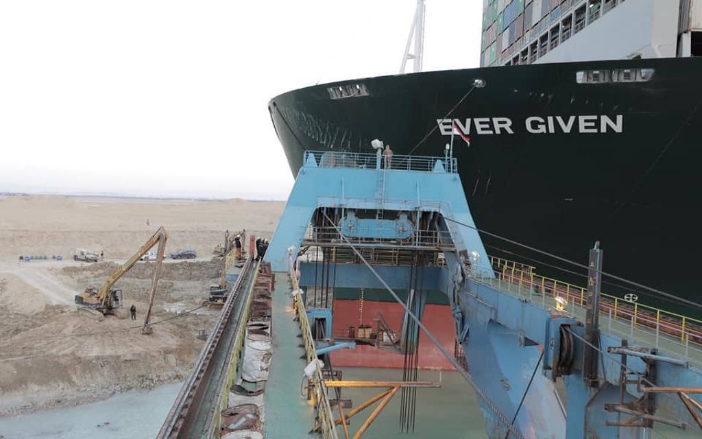 Ever Given vessel partially refloated in Suez Canal - Mubasher Info